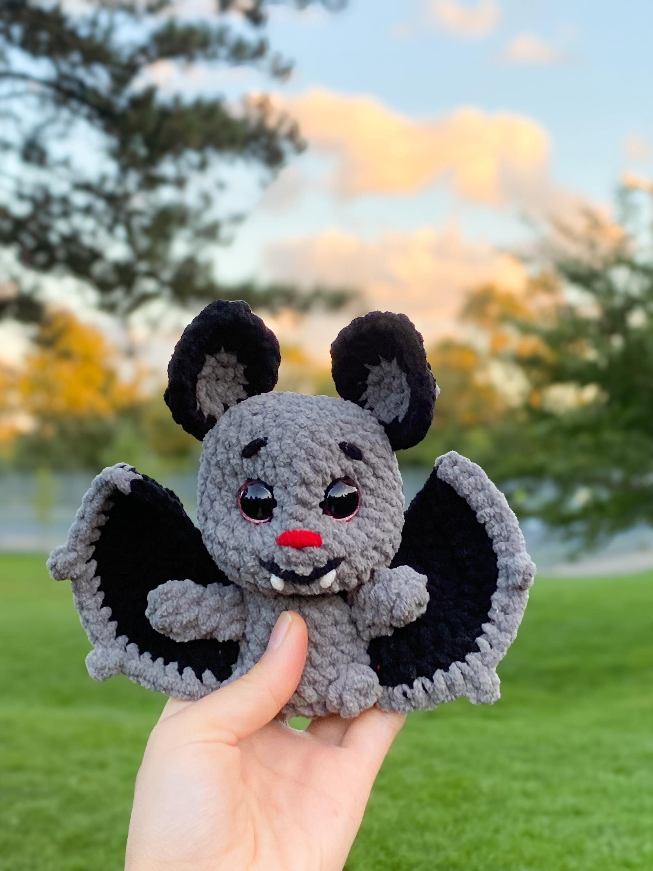 Cute Crochet Bat Pattern Amigurumi Plush Toy Tutorial - Etsy