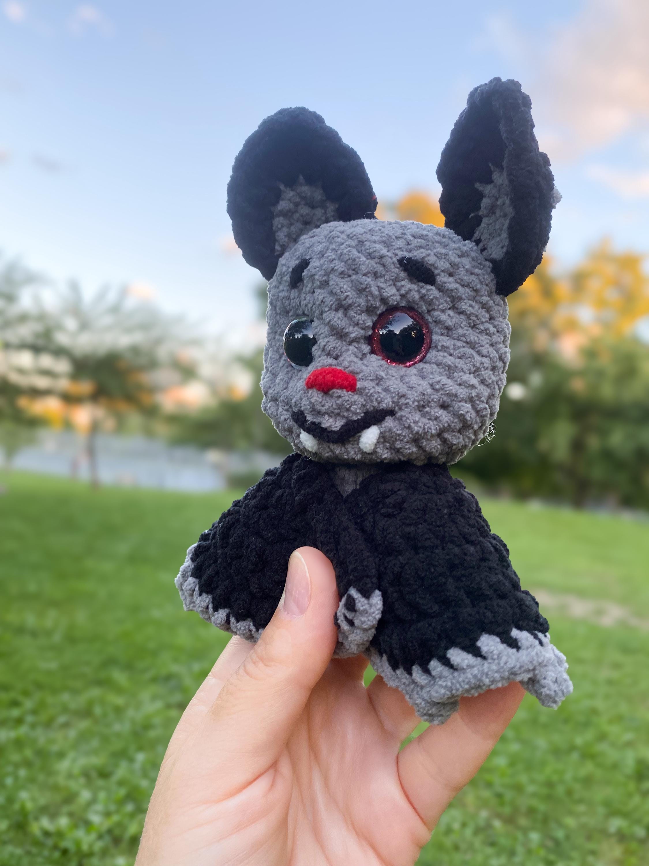 Cute Crochet Bat Pattern Amigurumi Plush Toy Tutorial - Etsy