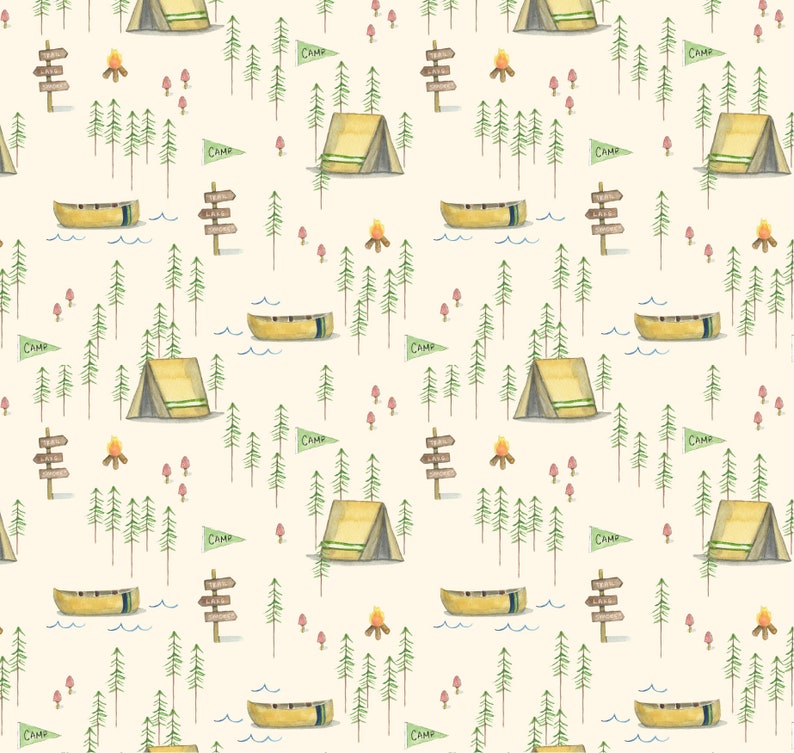 Camping Gift Wrap - Etsy