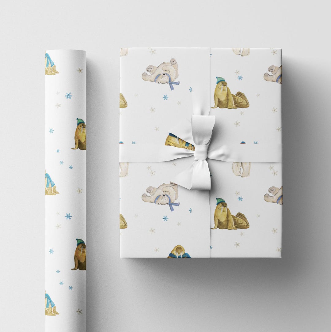 Artic Gift Wrap - Etsy