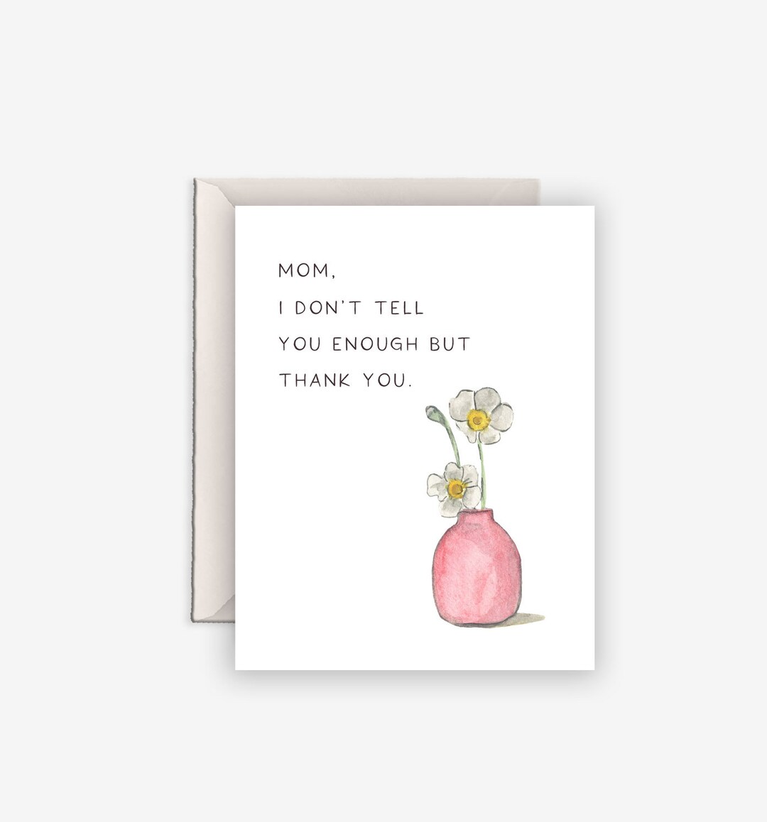 Thank You Mom, Mother's Day Card, Mom Card, Sweet Mother's Day Card ...