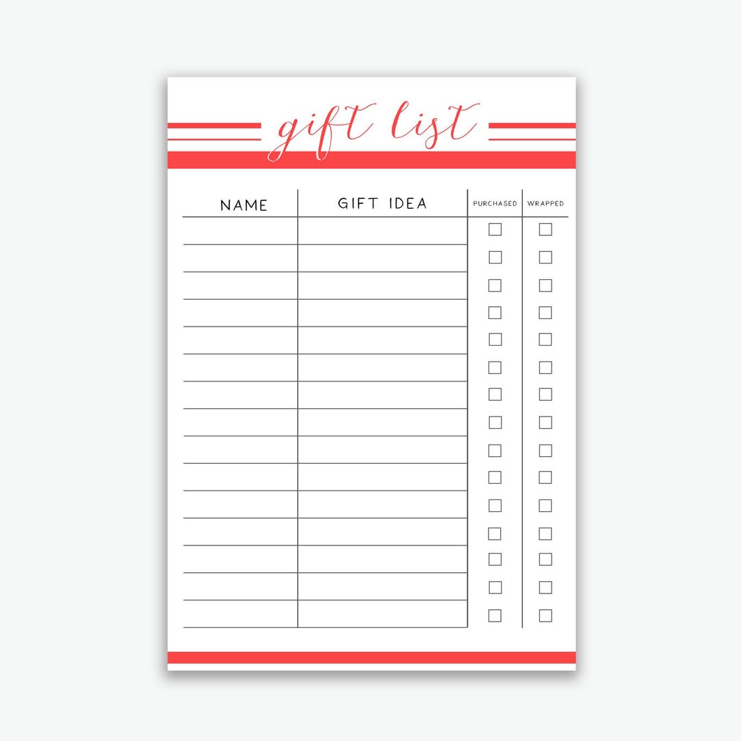 Gift Notepad, Notepad, Christmas, Holiday Notepad, Hostess Gift, Gift ...