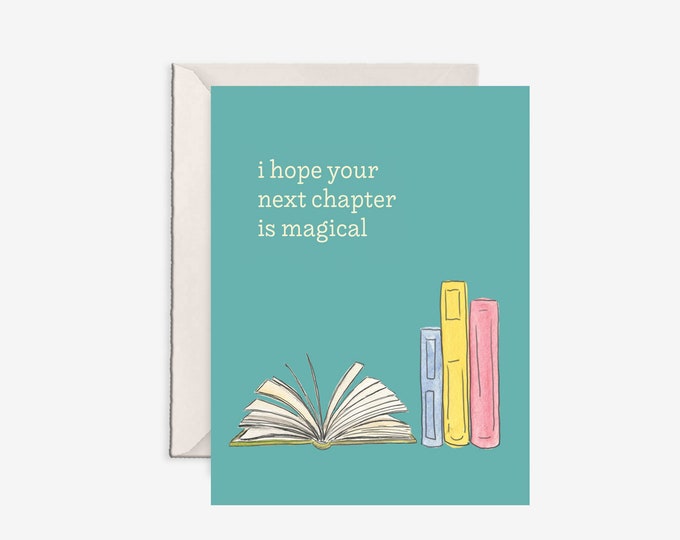 Book Birthday, Book Card, Library Birthday, Book Lover Card, Next ...