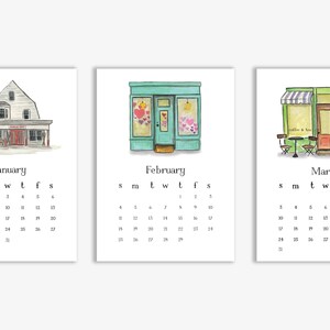 2024 Desk Calendar Calendar 20244 Calendar 2024 Wooden - Etsy