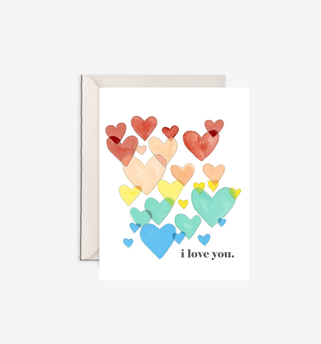 Love Card, I Love You Card, Sending Love, Heart Card, Valentine's Day ...