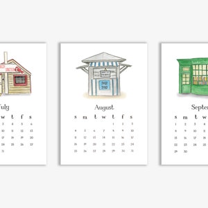 2024 Desk Calendar, Calendar 20244, Calendar 2024 Wooden Stand, 5x7 ...