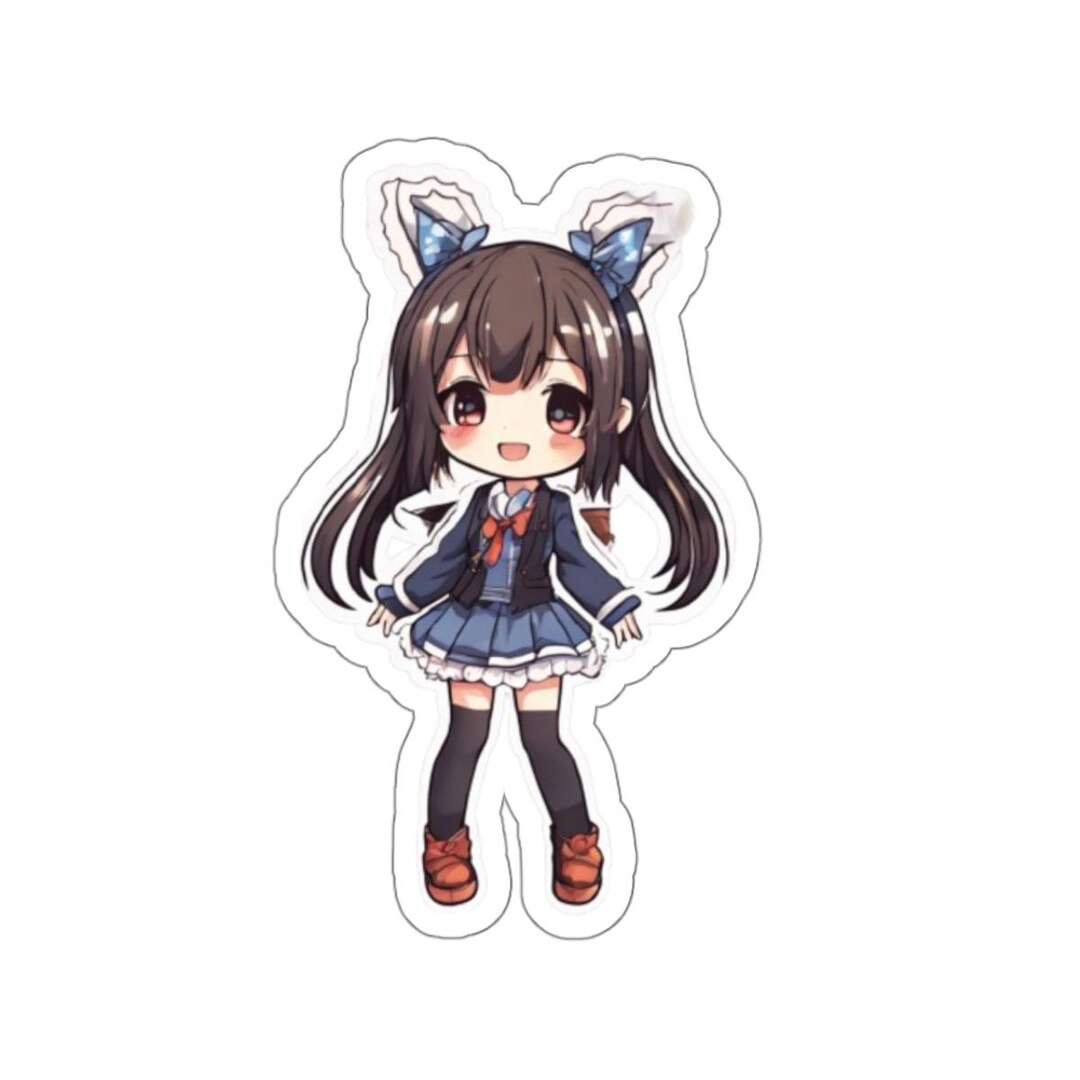 Cute Animation Girl 10 Sticker for Computer Journals Anime Sticker ...