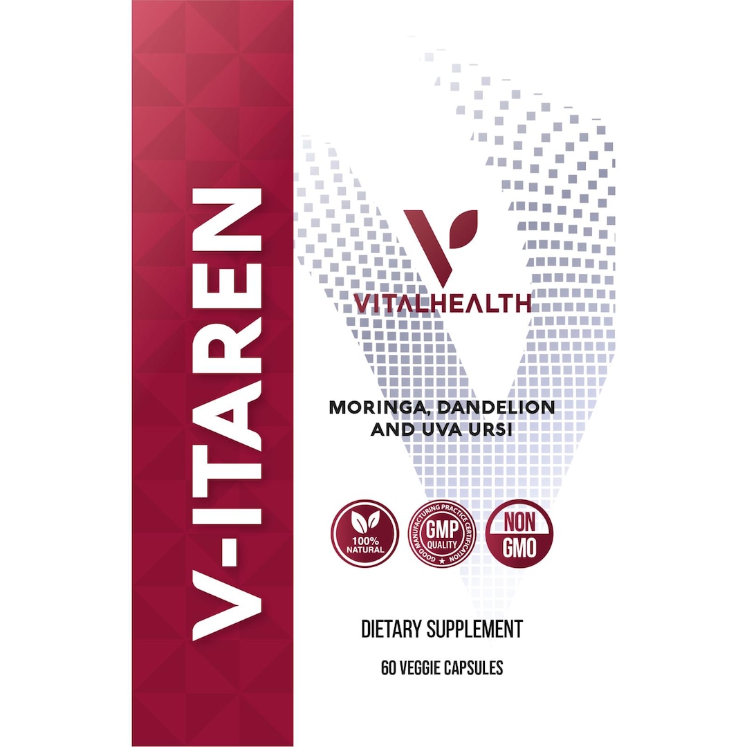 Vital Health VITAREN Herbal Blend Supports Urinary Wellness 60 Veggie ...