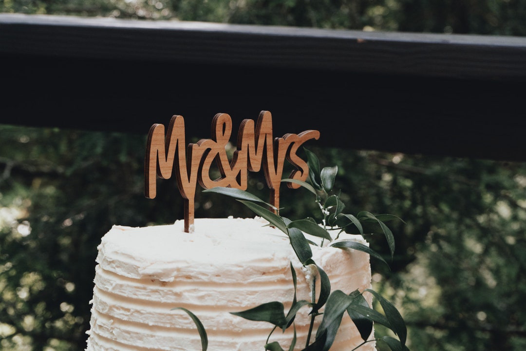 Rustic Wood Cake Toppers - Etsy