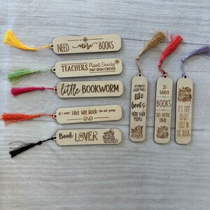 Personalised Bookmarks, Custom Bookmarks, Wooden Bookmarks, School ...