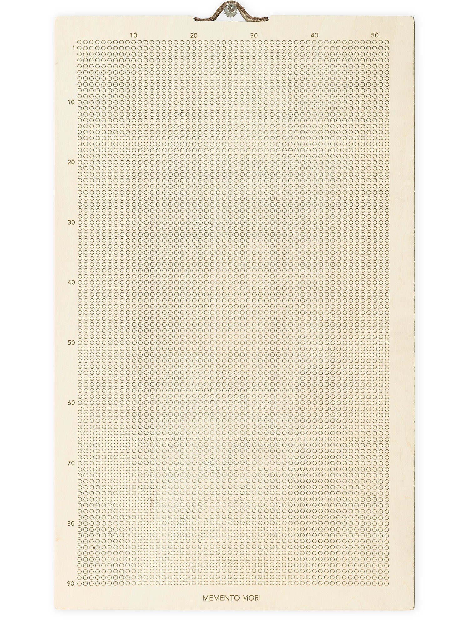 Wooden Life in Weeks Calendar - 90 Years Poster of My Life in Weeks ...