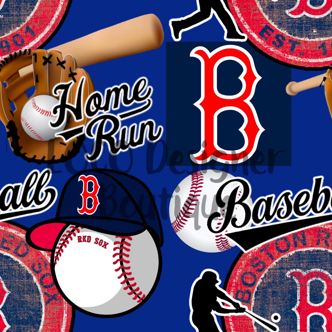 Boston Red Sox SEAMLESS FILE - Etsy