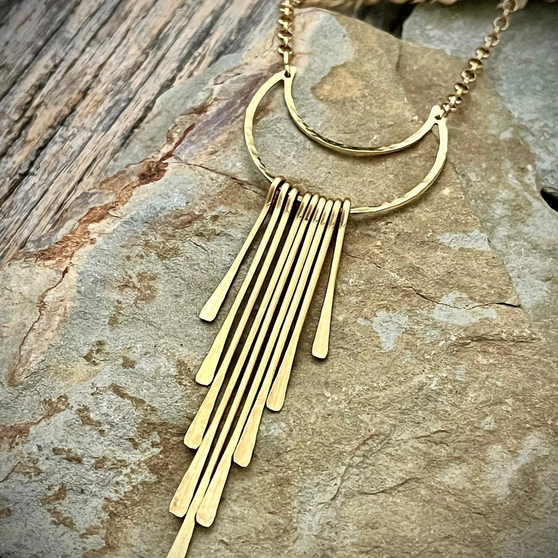 Fringe Necklace - Etsy