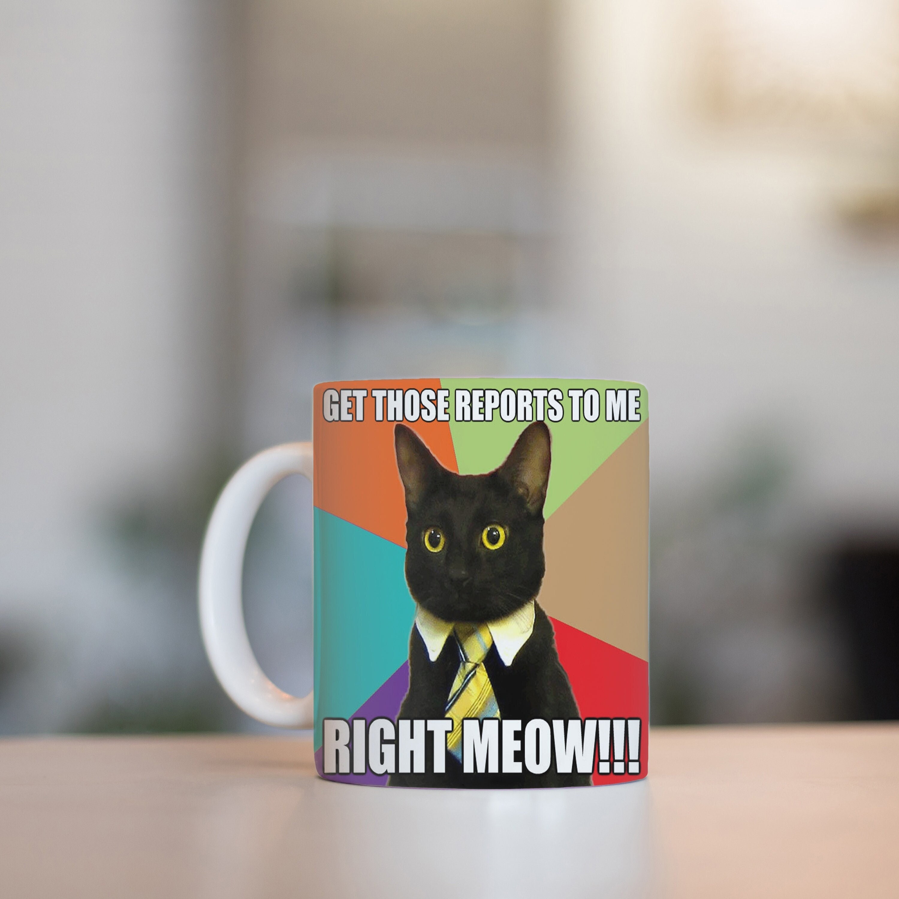 Business Cat Meme Right Meow