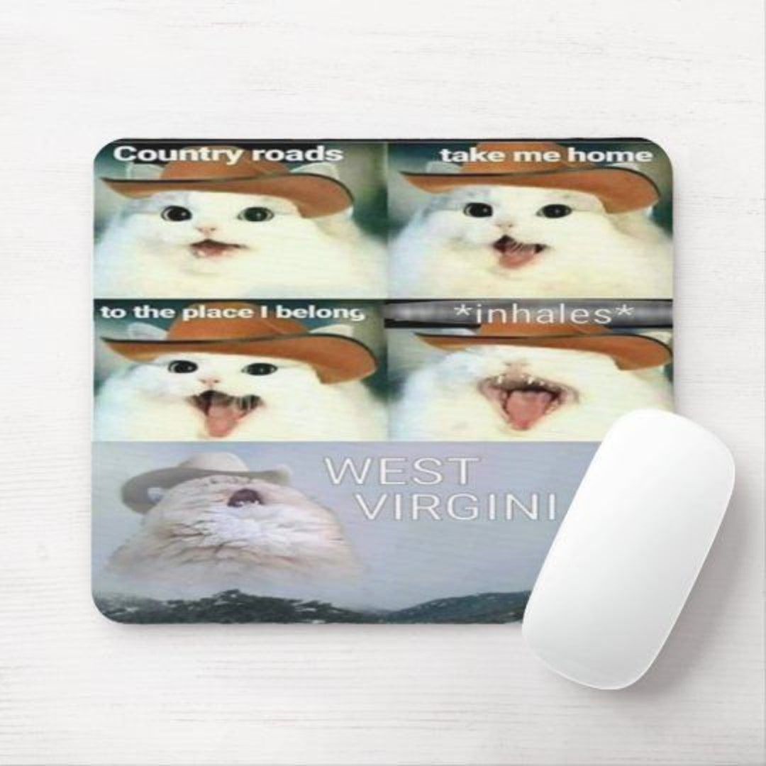 Country Roads Mousepad Hilarious Country Cowboy Mousepad - Etsy
