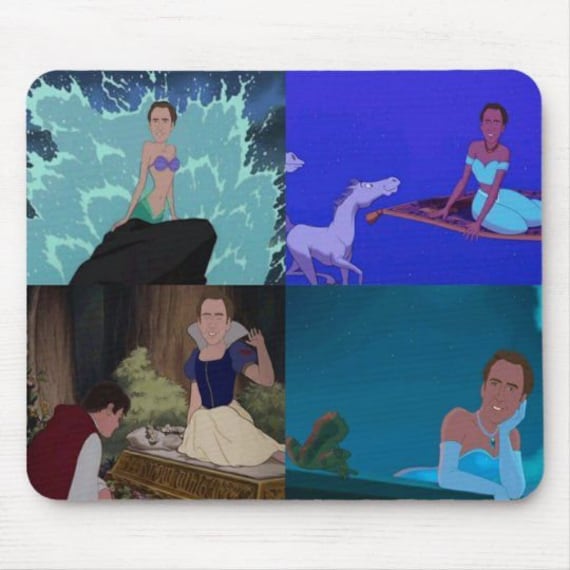 Nicolas Cage As Disney Princess
