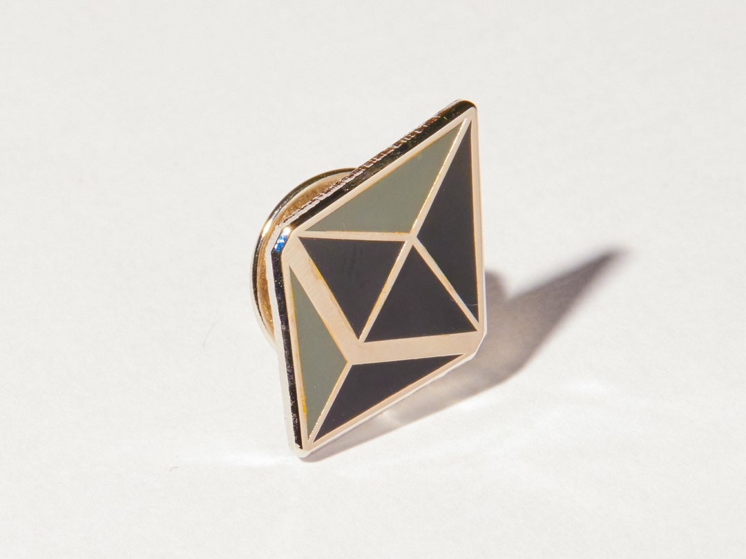Ethereum Pin Crypto (silver) Cryptocurrency Groom Pin Badge - Groomsmen ...