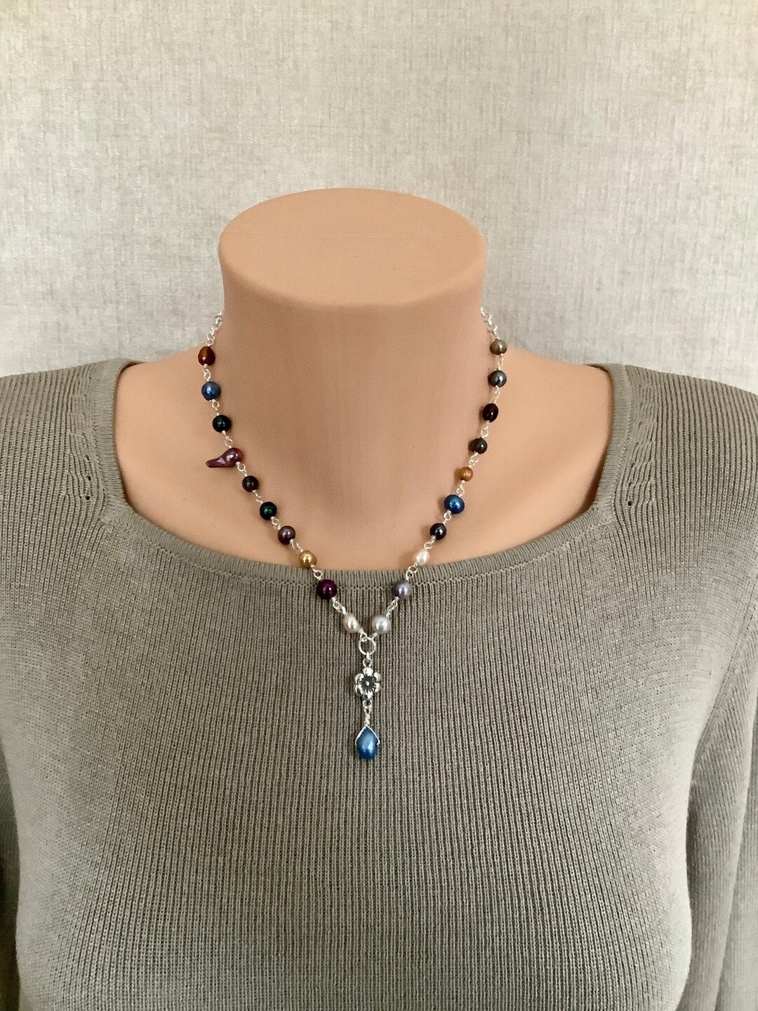 Serendipity Sundance Style Multicolor Baroque Pearls and Sterling ...