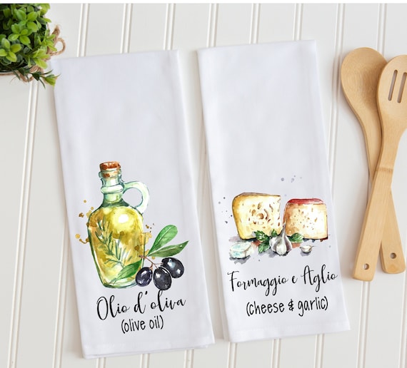 Olive kitchen towels store