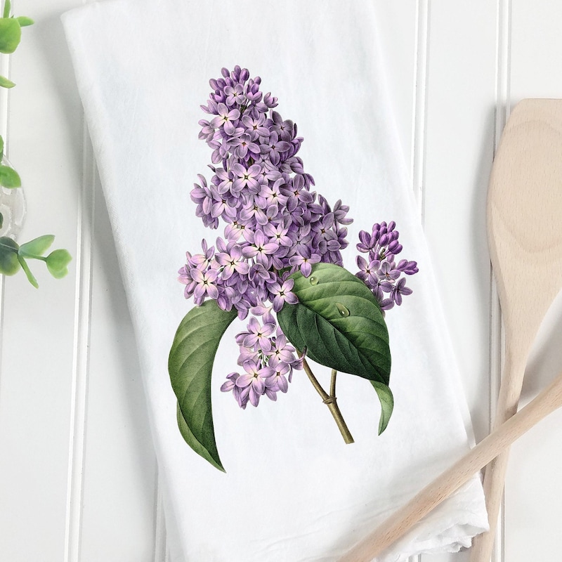 Purple Tea Towel - Etsy