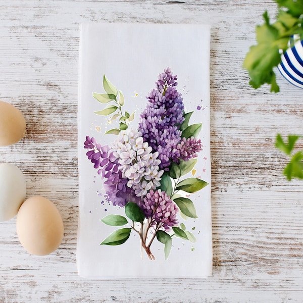 Purple Tea Towel - Etsy