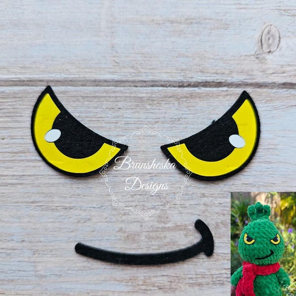 Grinch Eyes Svg - Etsy