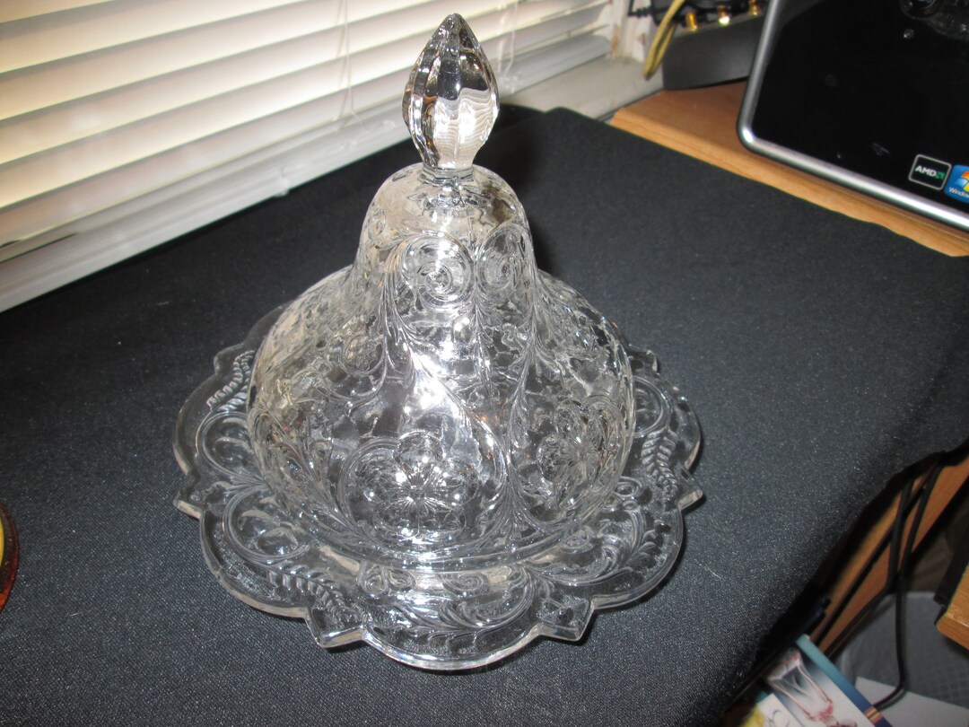 Rare Mckee Early AMERICAN ROCK CRYSTAL Depression Glass Butter - Etsy