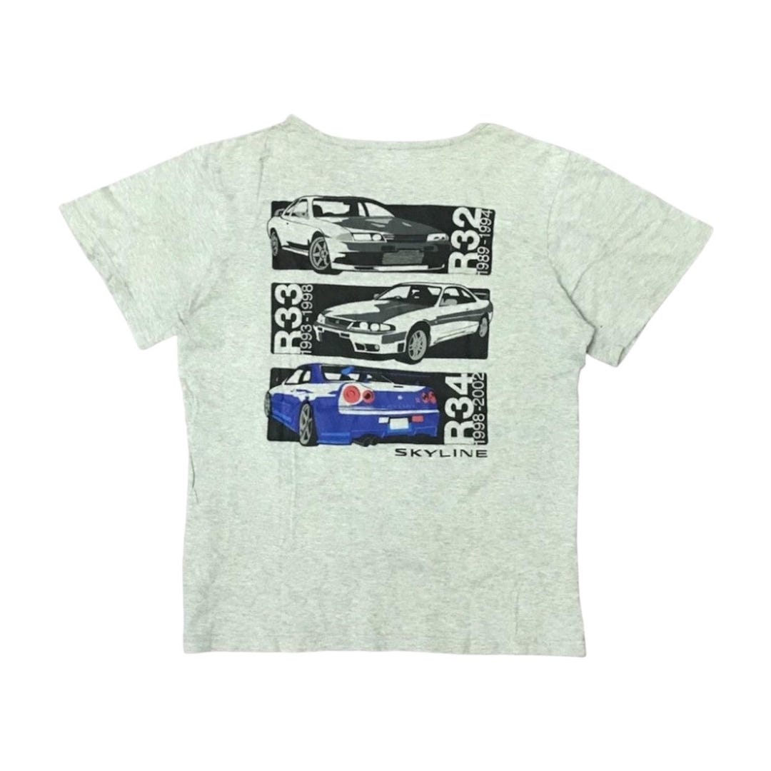 Y2K Boxy Tee Graphic Nissan Skyline GTR R34 (size XS) - Etsy