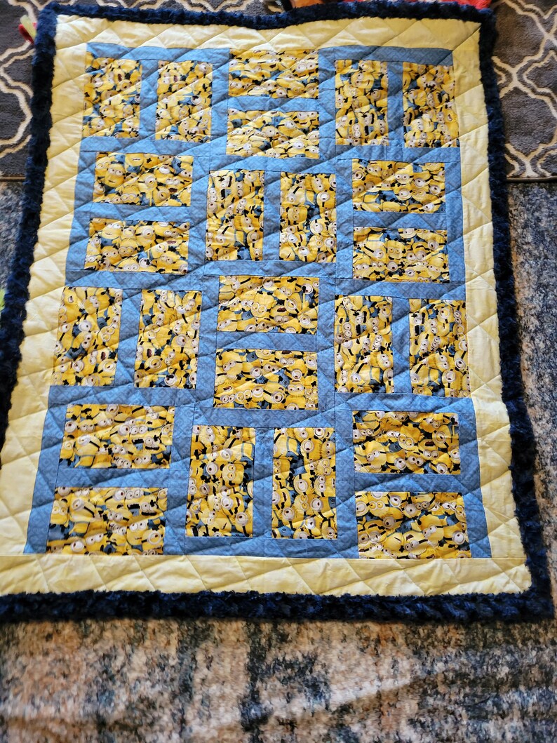 Minions Baby Blanket - Etsy