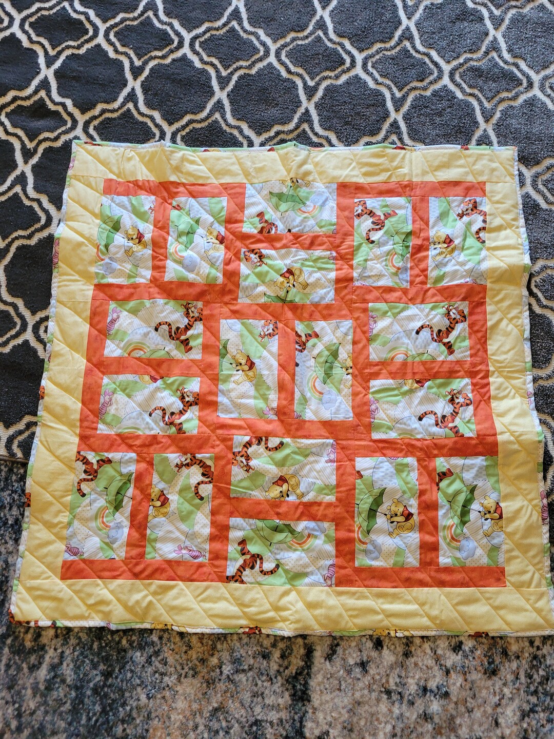 Pooh and Tigger Baby Blanket - Etsy