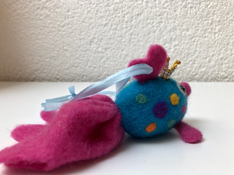 Needle Felted Princess Fish - Etsy