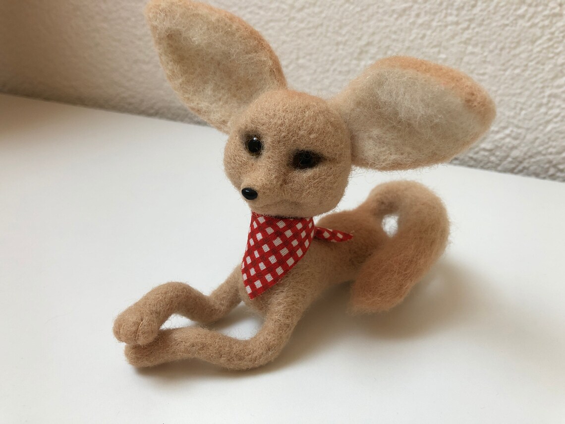 Needle Felted Fennec Fox - Etsy