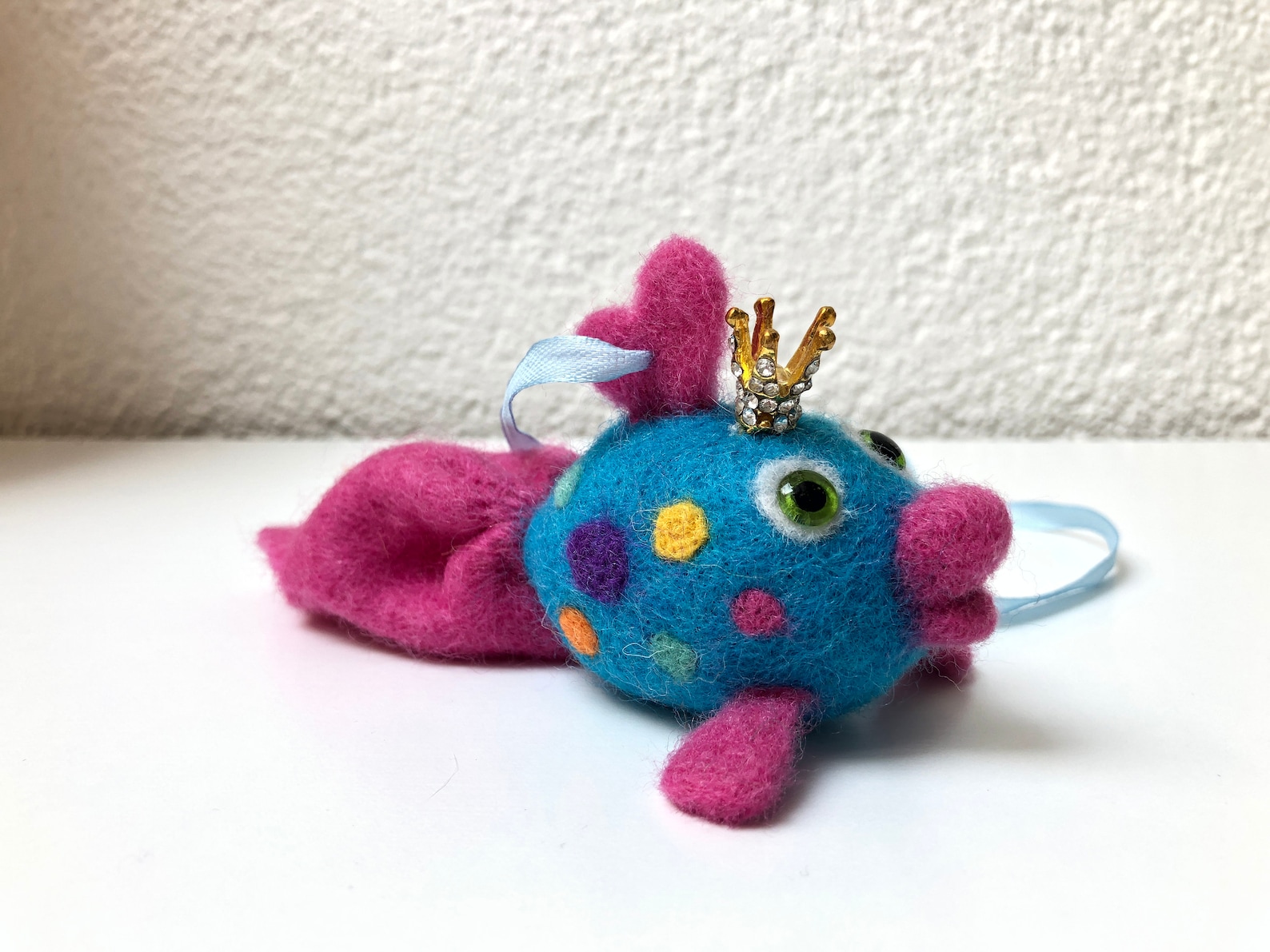 Needle Felted Princess Fish - Etsy