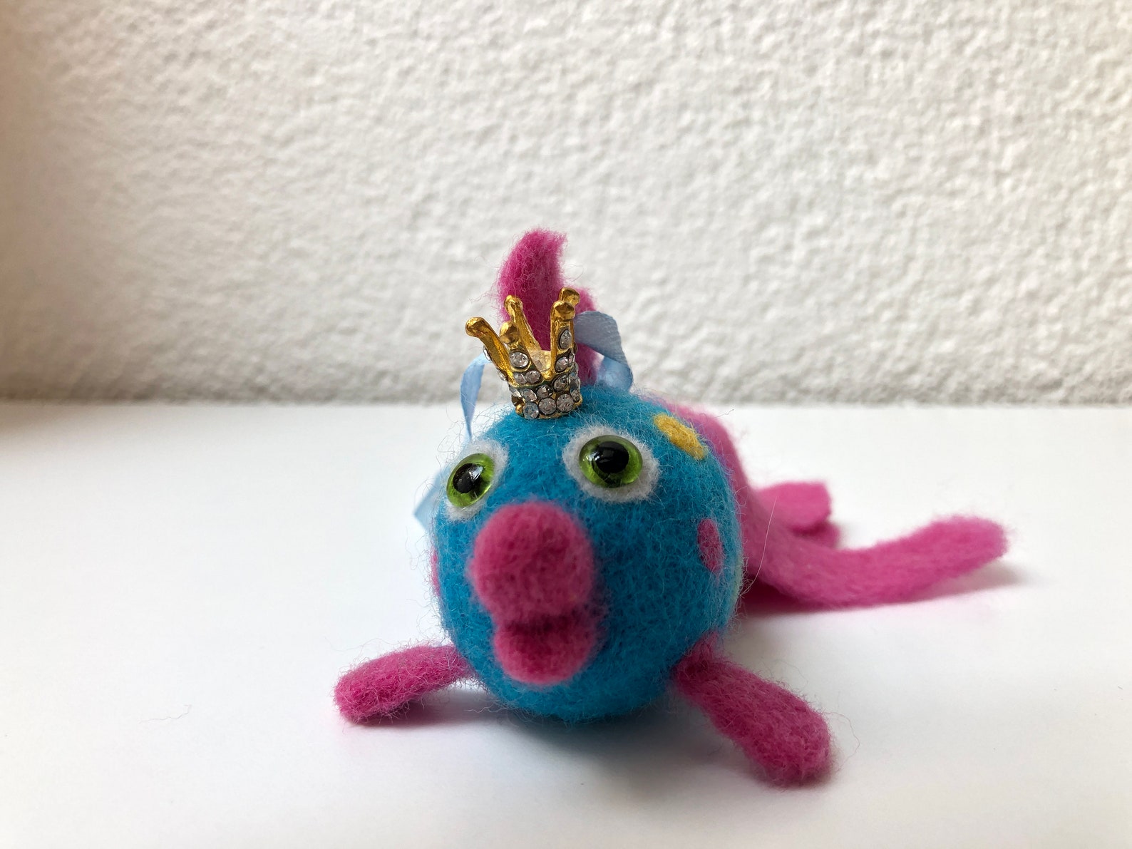 Needle Felted Princess Fish - Etsy