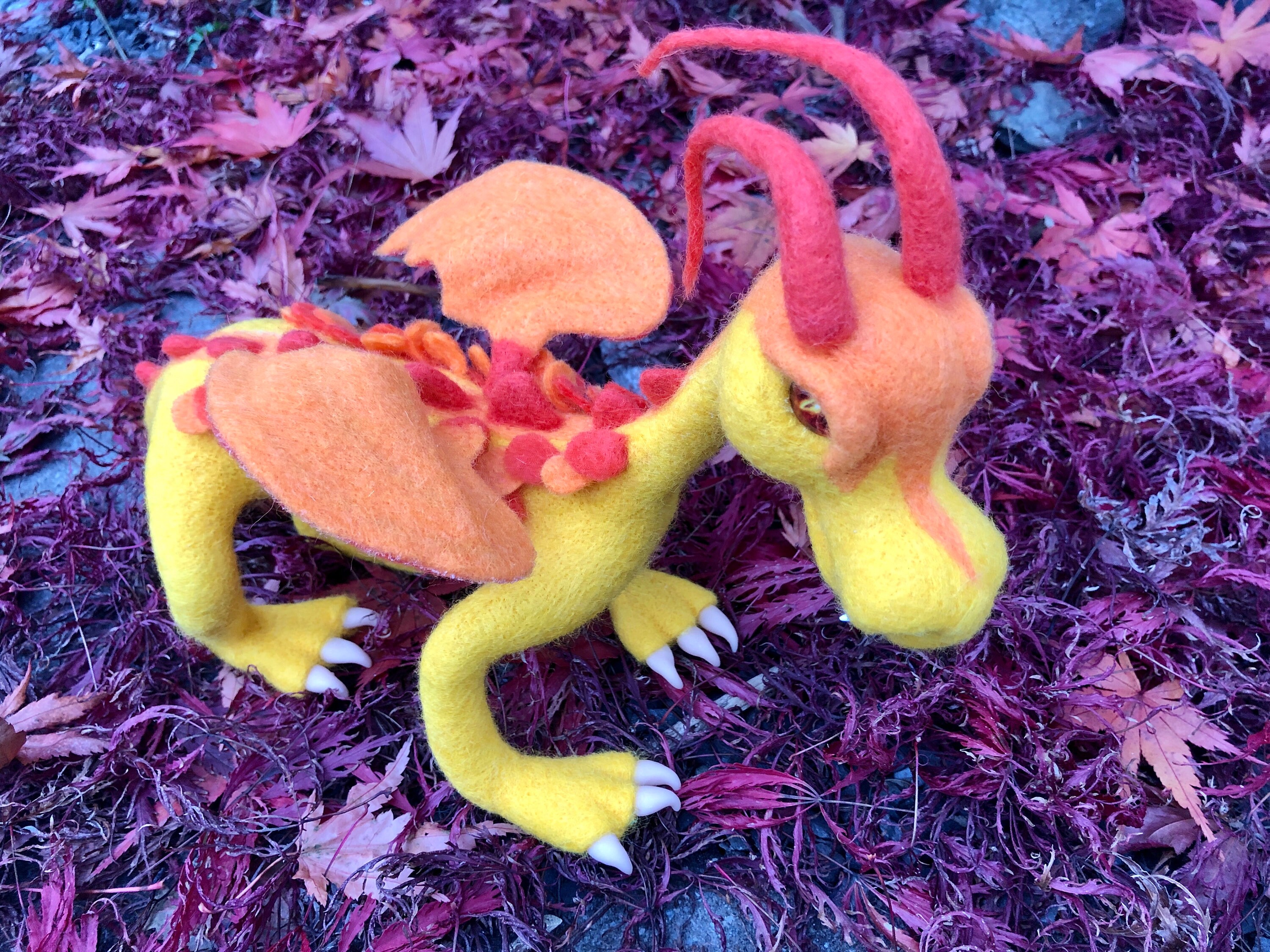 Needle Felted Dragon - Etsy