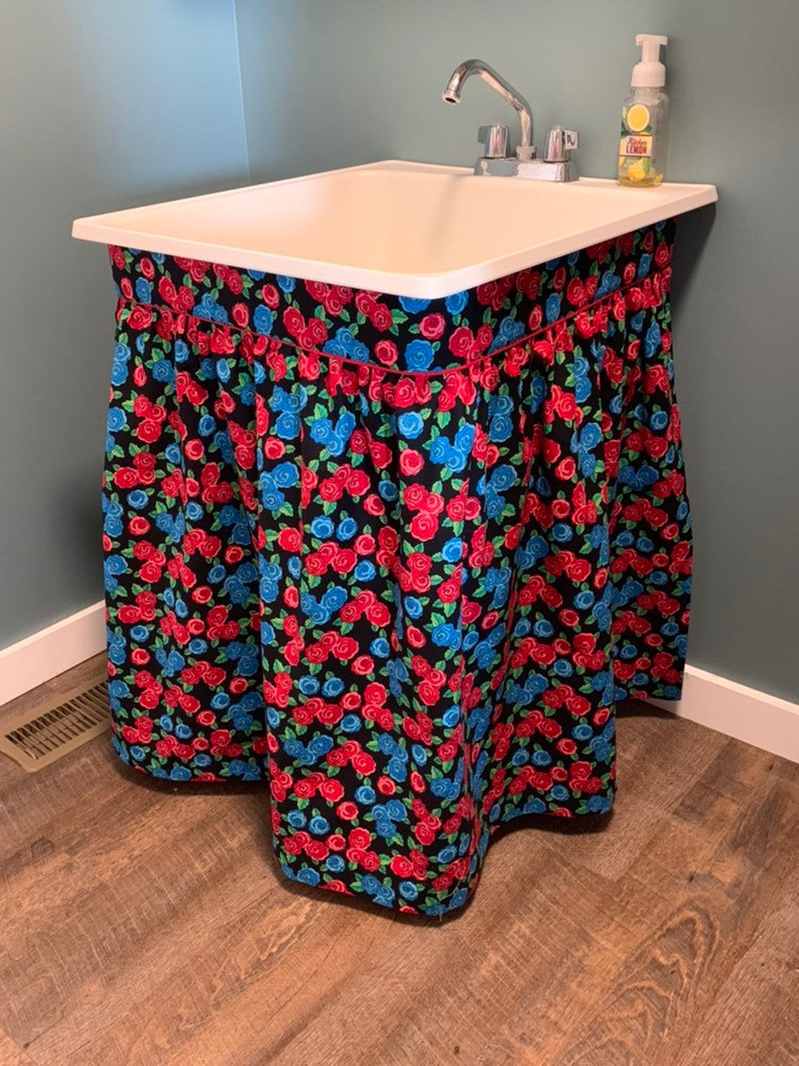 Sink Skirt / Table Skirt/ Store Display Skirt : You Choose - Etsy