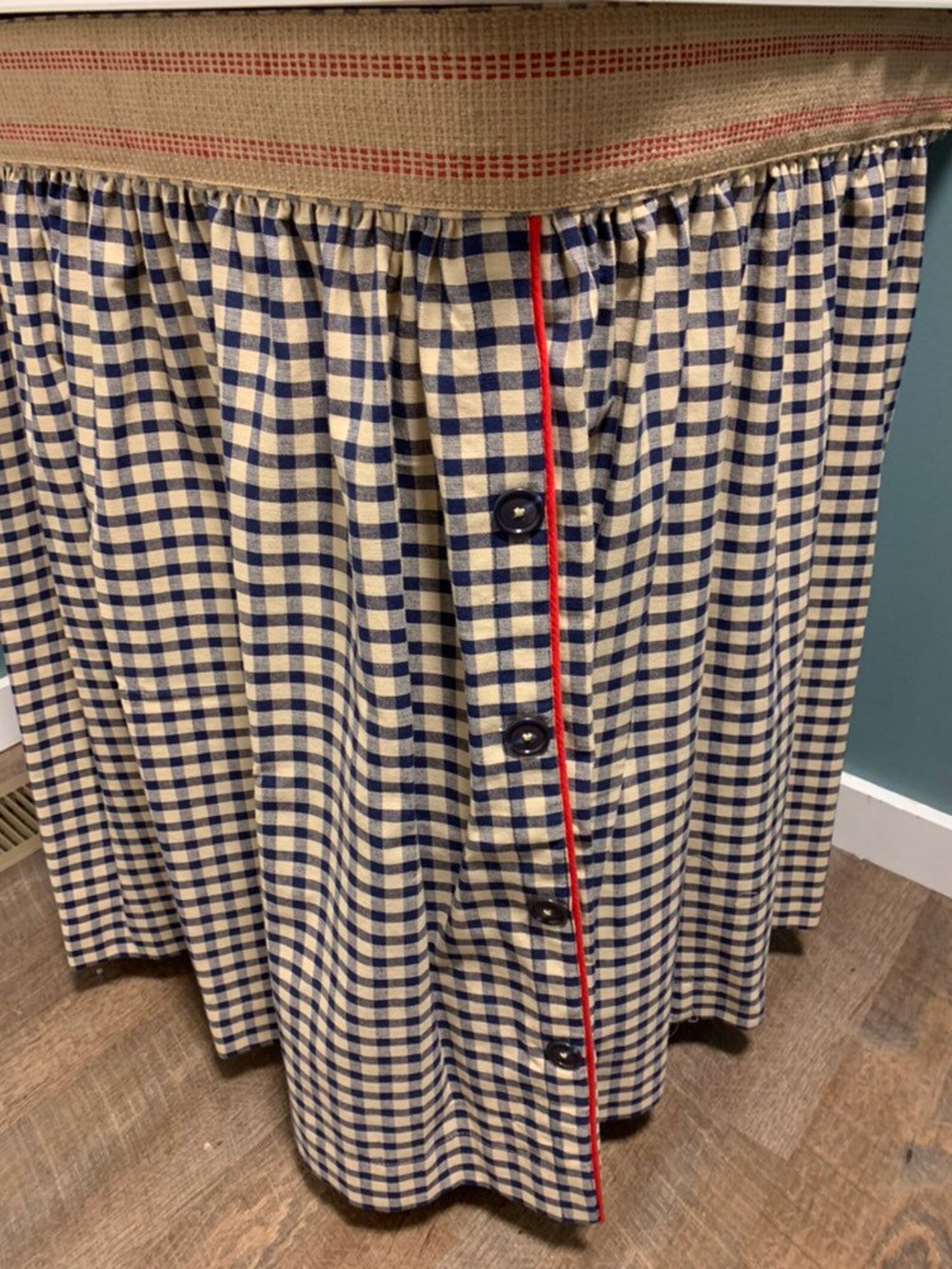 Sink Skirt Table Skirt/ Store Display Skirt : Shabby Chic - Etsy