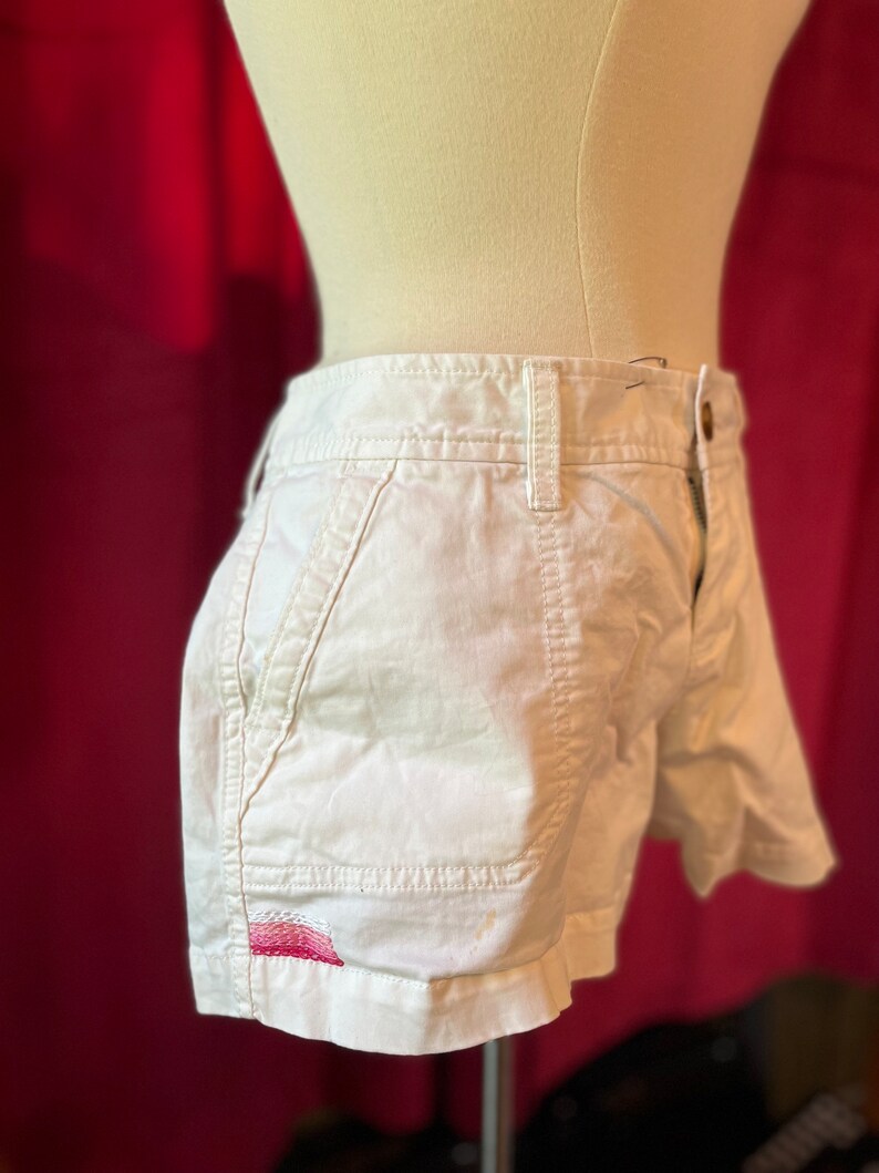 Upcycled Barbie Inspired Embroidery Shorts Boho Summer Clothing - Etsy