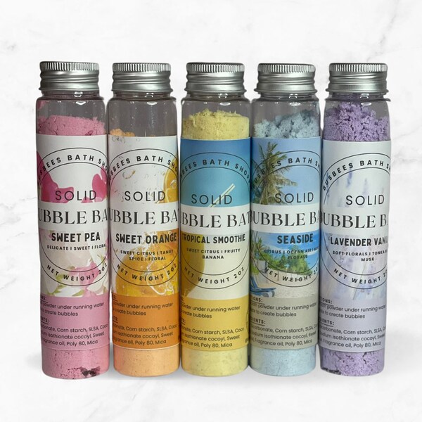 Solid Bubble Bath - Etsy