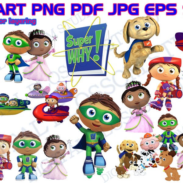Super Why Birthday Decorations - Etsy
