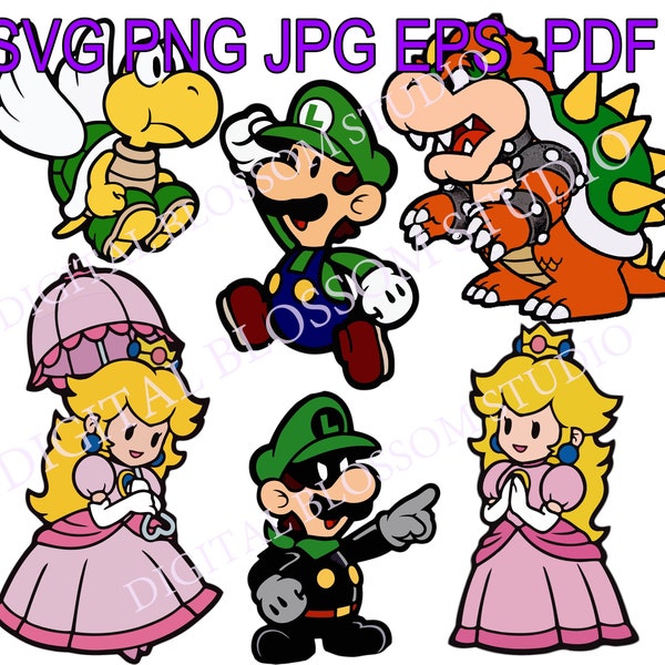 Super Mario Printouts - Etsy