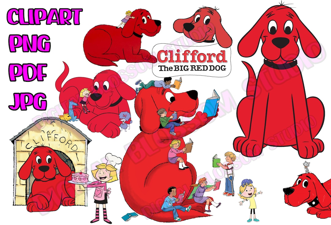 Clifford The Red Dog Clipart