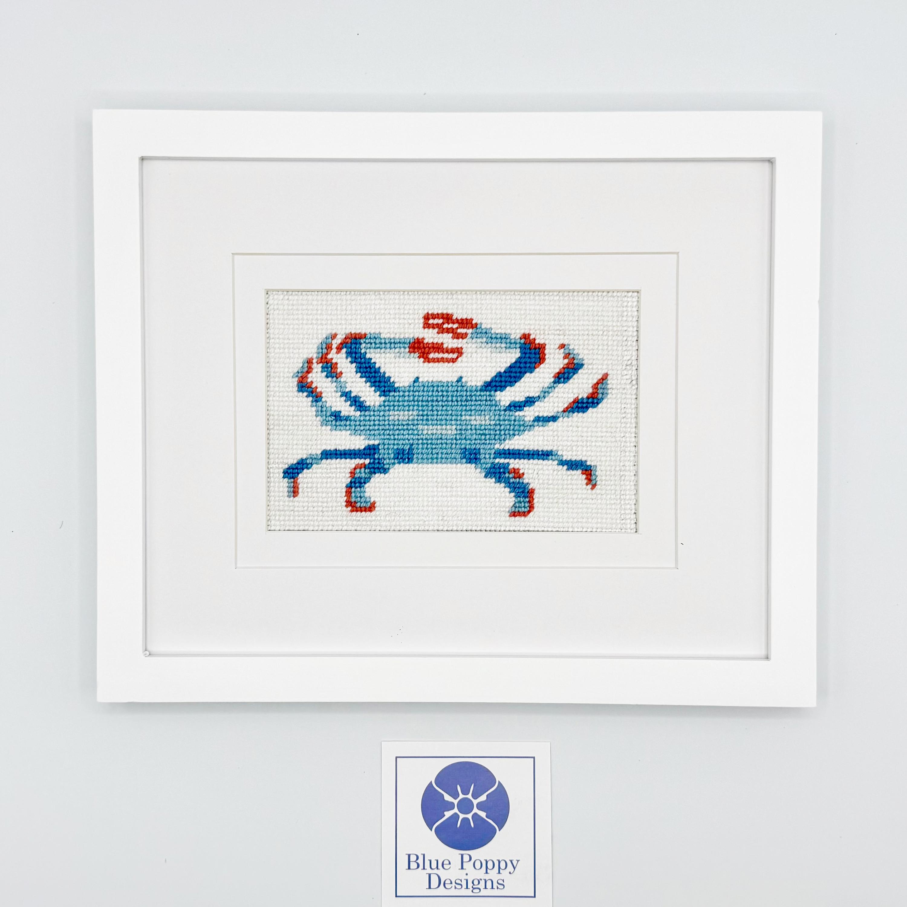 Blue Crab Needlepoint Kit - Etsy