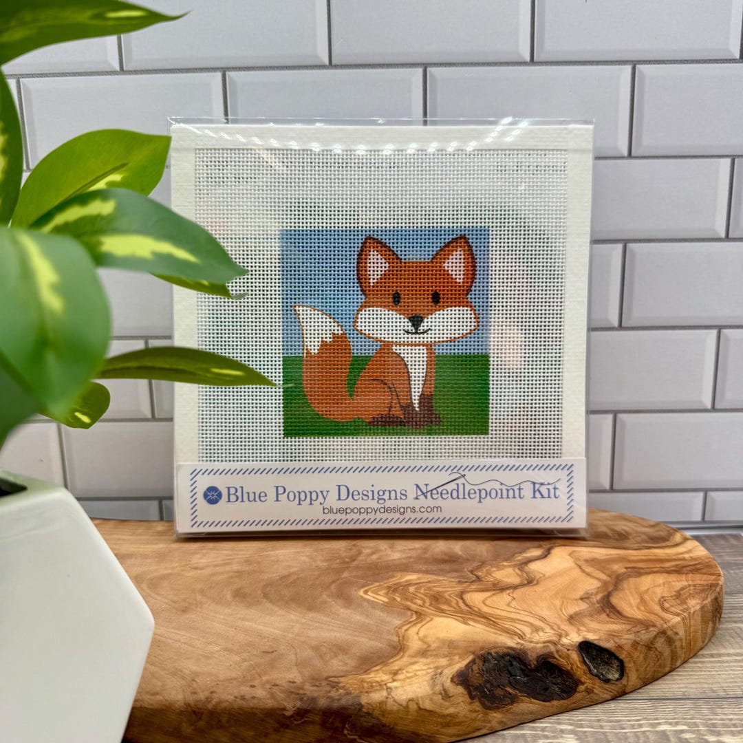 Fox Needlepoint Kit - Etsy