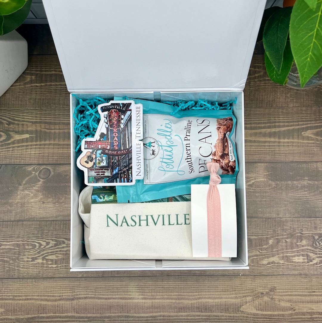 Nashville Tennessee Bachelorette Weekend Gift Box - Bridesmaid Gift ...
