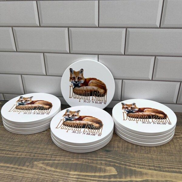 Fox Coaster - Etsy