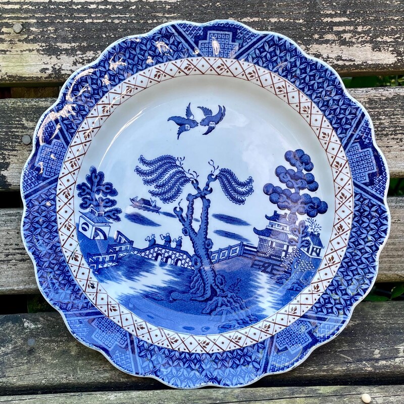 Willow Pattern Plate - Etsy