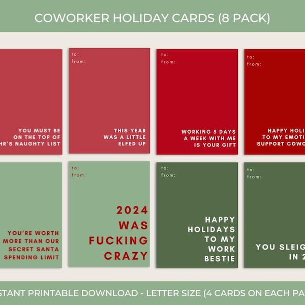 Funny Coworker Cards - Etsy