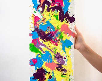Splatter painting | Etsy