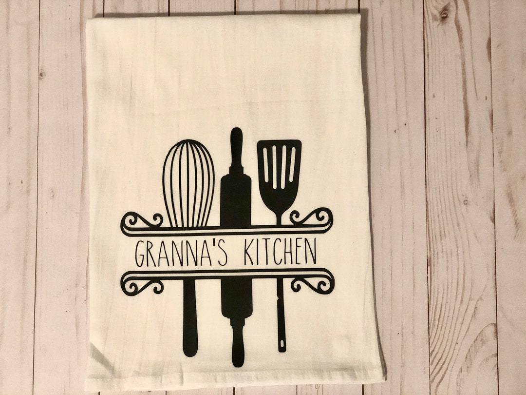 Granna's Kitchen Towel / Grandma's Kitchen Towel / - Etsy